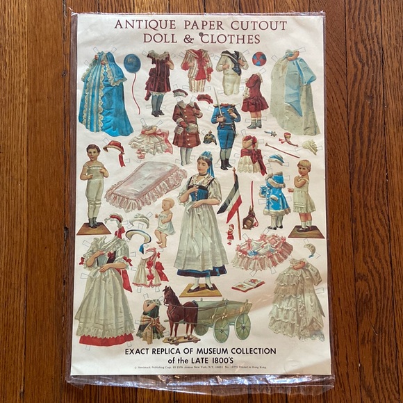 Merrimack Publishing Corp. | Art | Vintage Paper Doll Poster | Poshmark